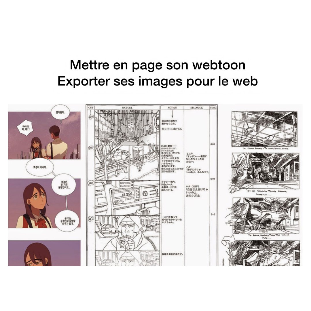 Préparer et publier son webtoon